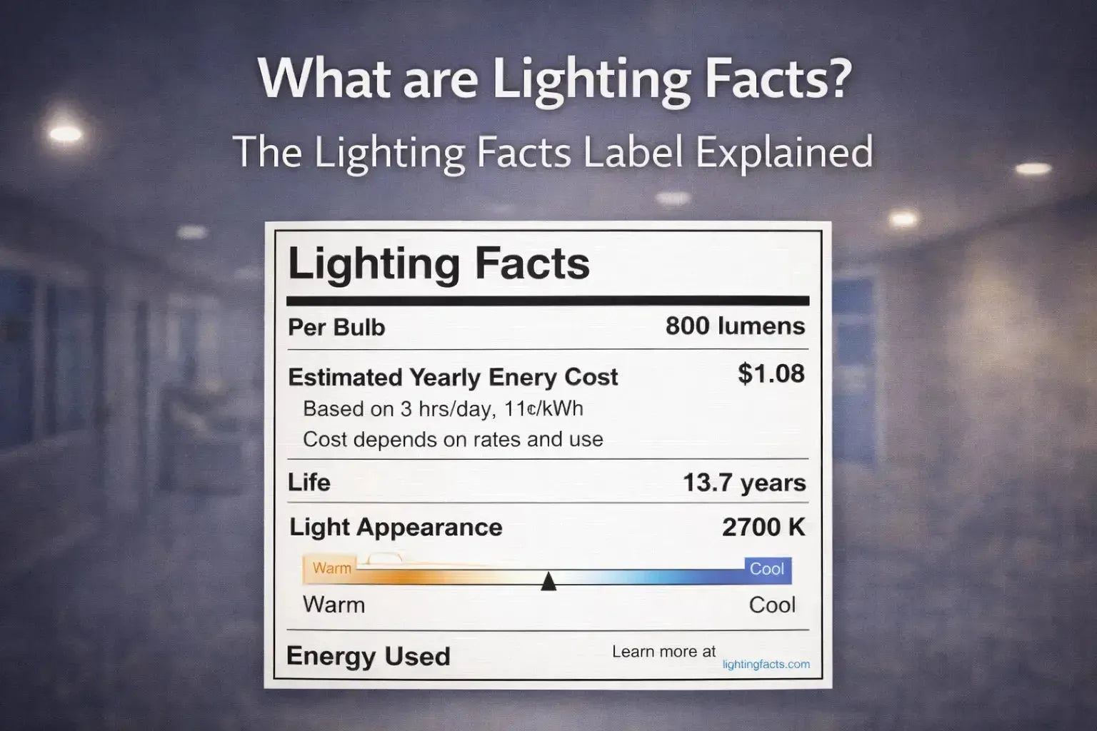Lighting Facts Labels: What They Show and How to Read Them – Stars and ...