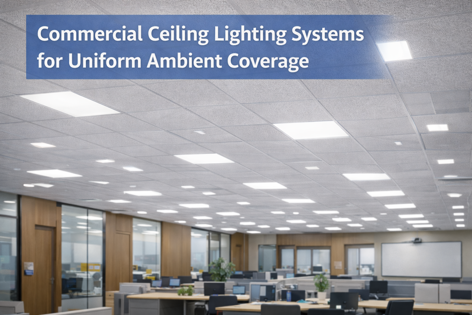 Commercial Ceiling Lighting for Uniform Ambient Coverage – Stars and ...