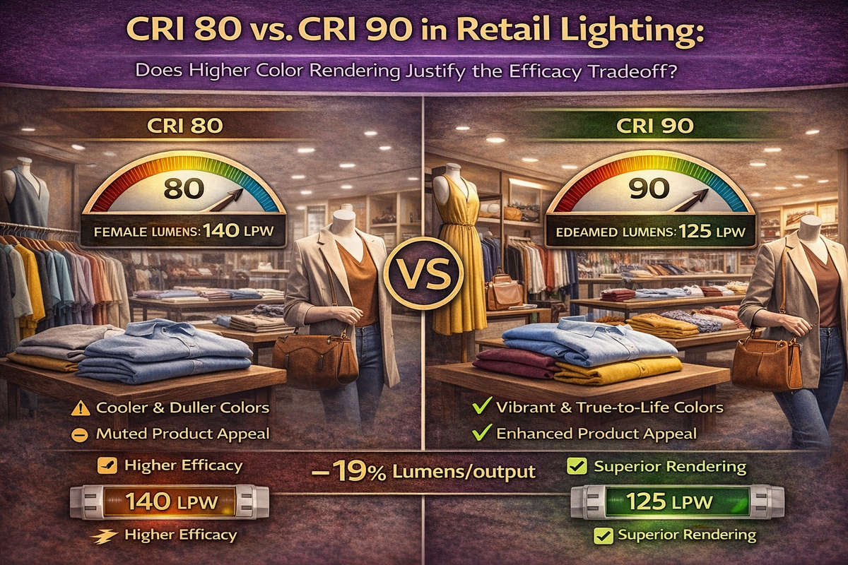 CRI in Retail Lighting: Balancing Color Accuracy & Efficacy – Stars and ...