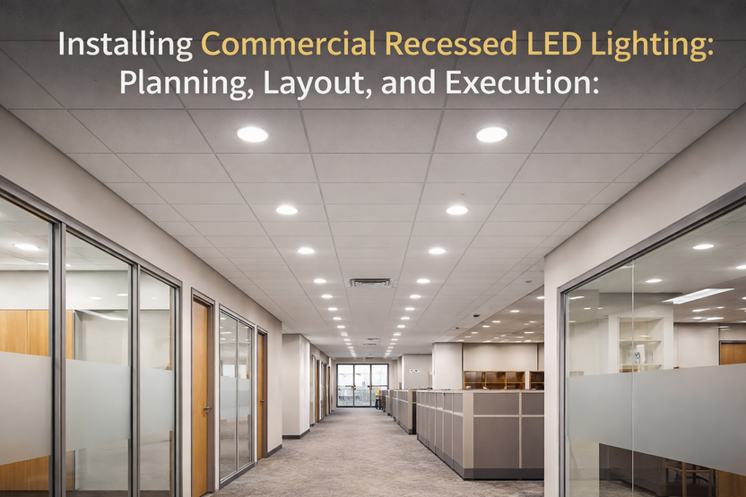 Commercial Recessed LED Lighting Installation: Spacing & Specs – Stars ...