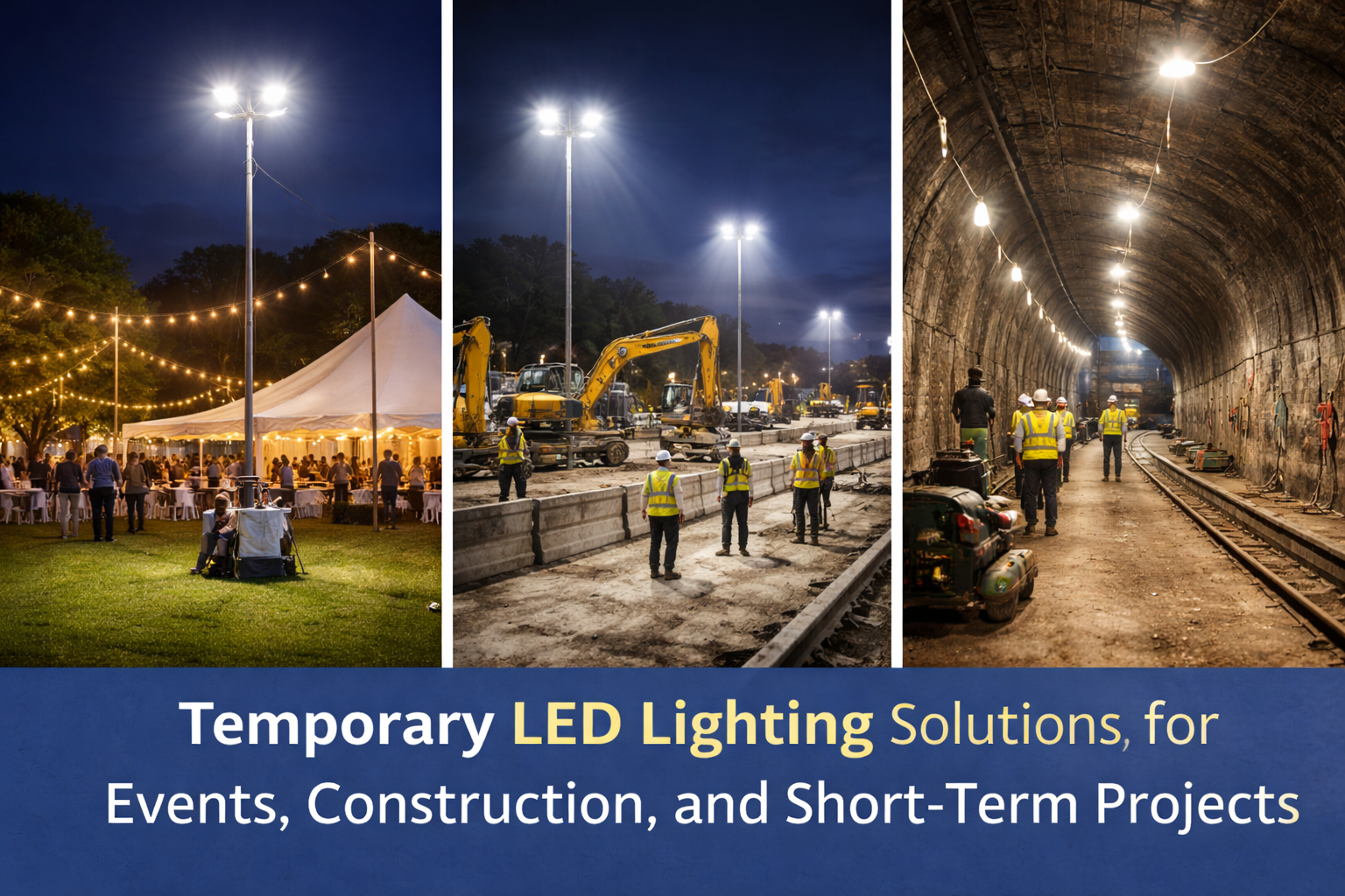 Temporary LED Lighting Guide: Construction & Event Site Specs – Stars ...